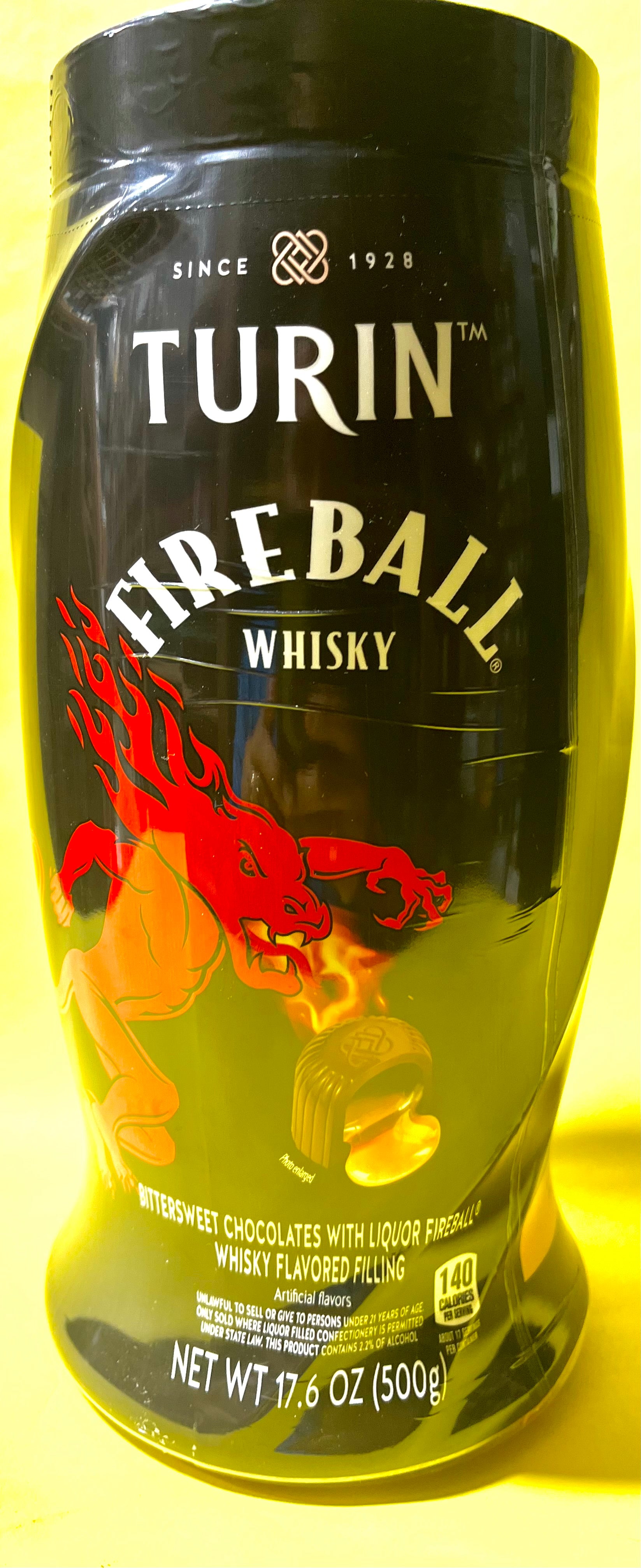TURIN FIREBALL WHISKY CANDY FLAVORED – Sunset Liquor