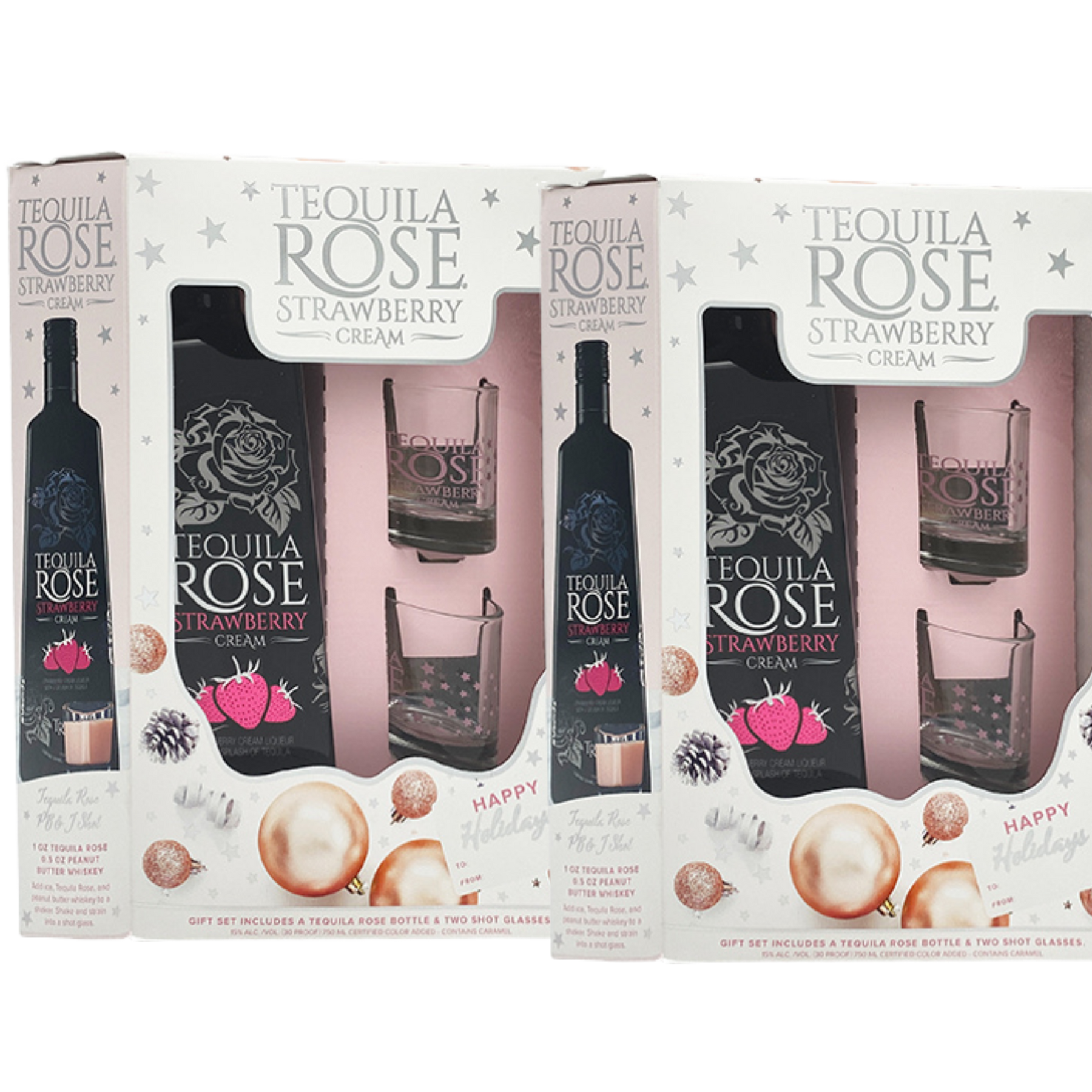 Tequila Rose Strawberry Cream Liqueur Bundle 2 Gift Packs – Sunset Liquor