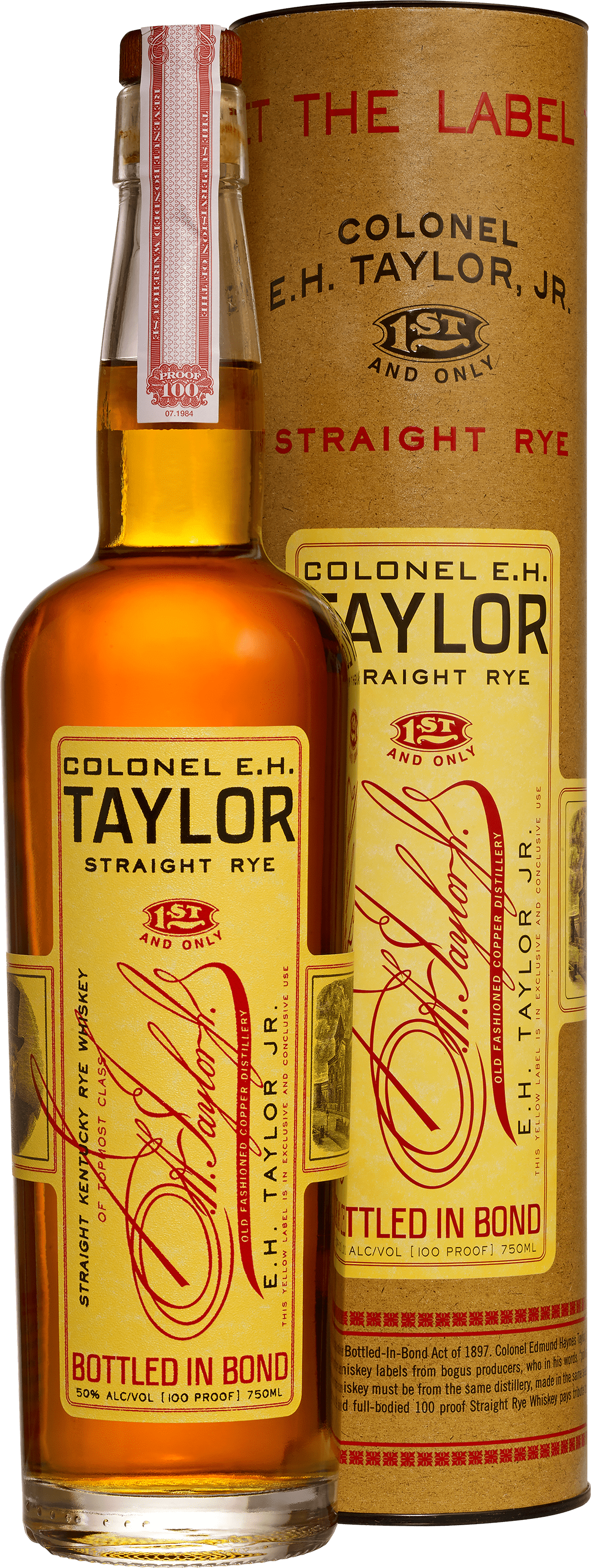 Colonel E.H. Taylor Straight Rye Bourbon Whiskey – Sunset Liquor